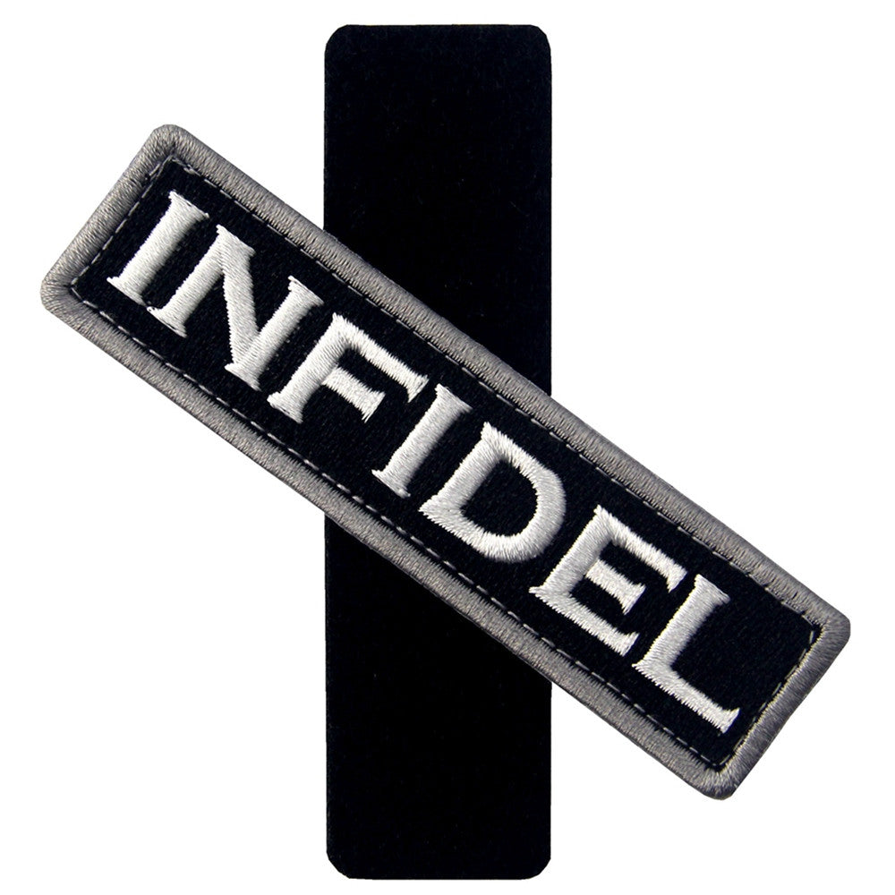 Infidel Embroidered Tactical Morale Velcro Applique Patch Badge – EMBIRD