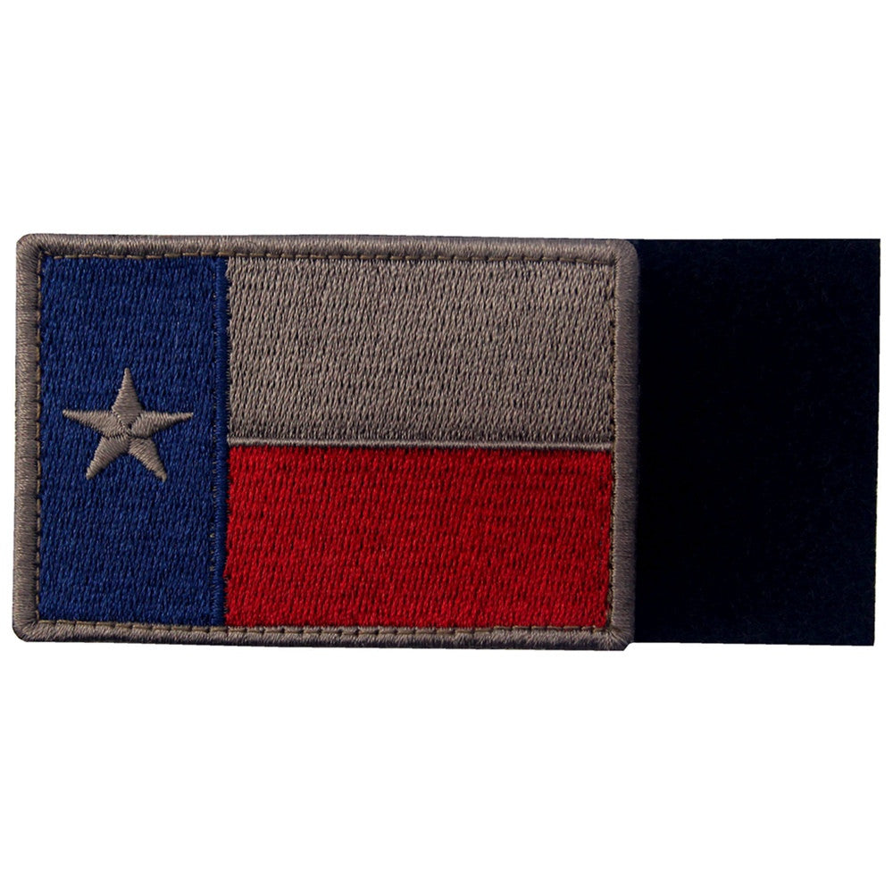 Texas State Flag Embroidered Tactical Velcro Applique Patch Badge – EMBIRD